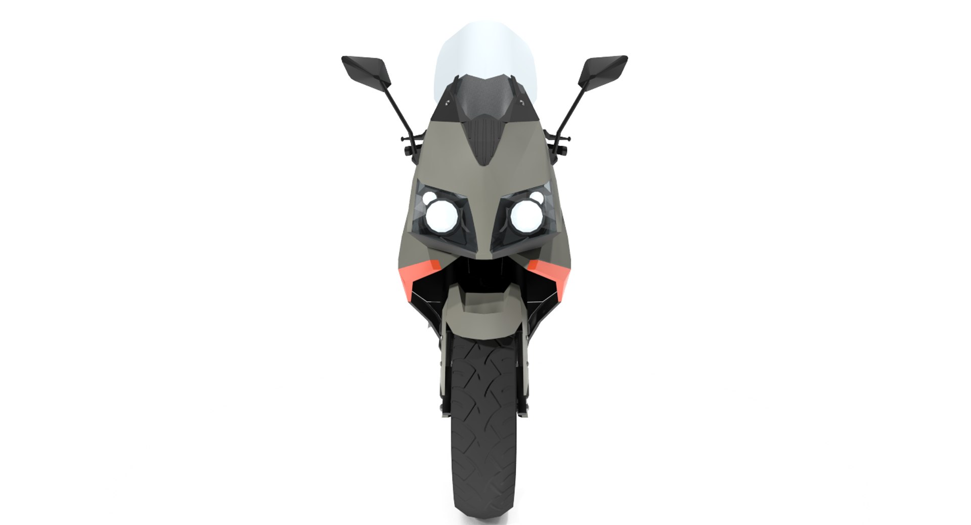 3d Yamaha T-max 2016 Model