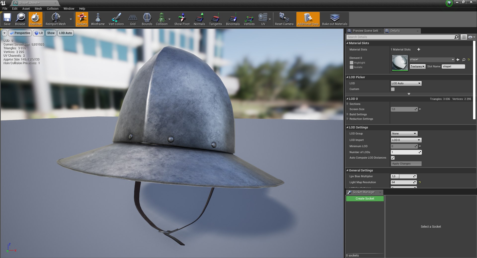 3D Model Low-poly Helmet - TurboSquid 1417716