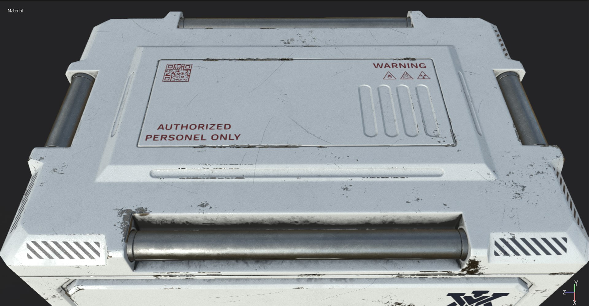 Futuristic Crate Sci-fi 3D Model - TurboSquid 1197819