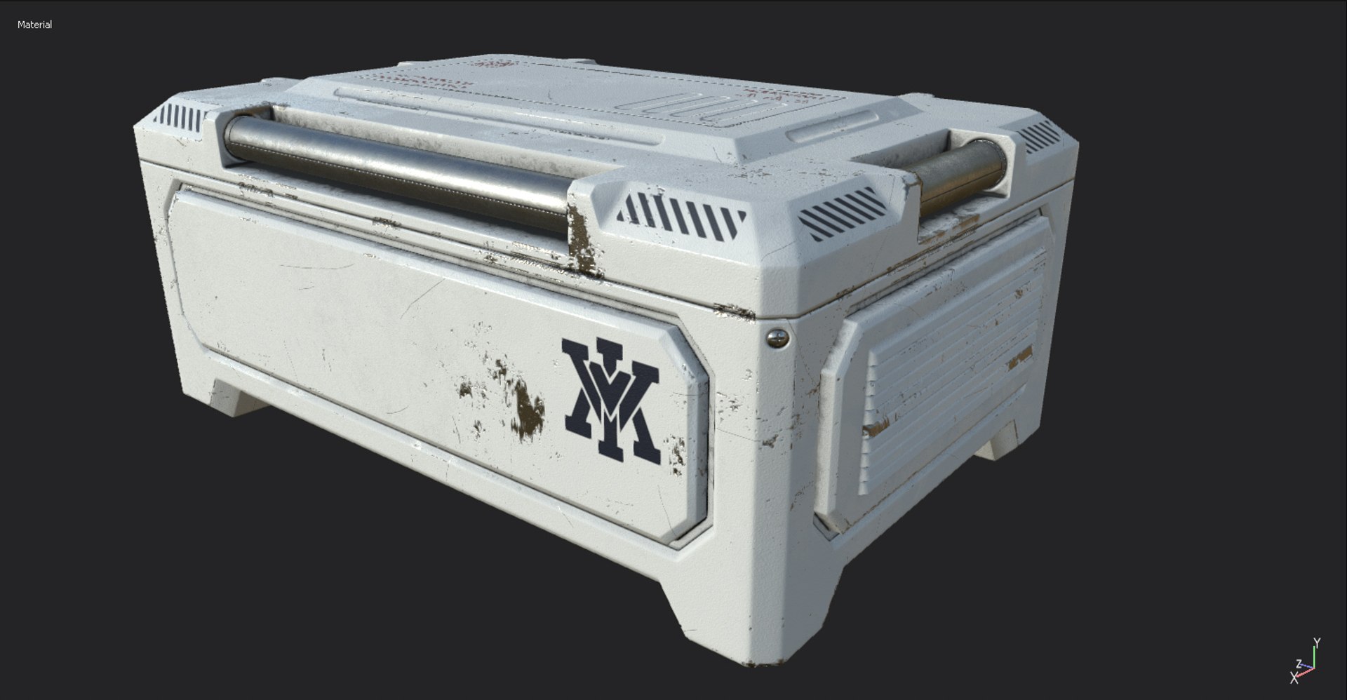 Futuristic Crate Sci-fi 3D Model - TurboSquid 1197819