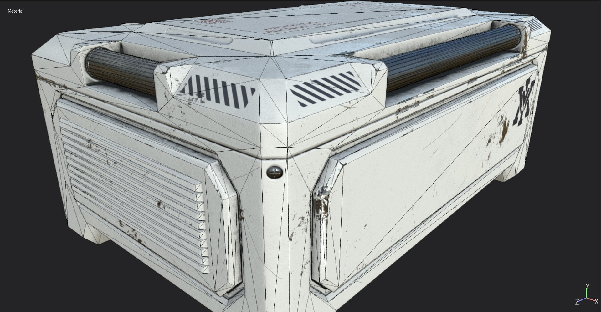 Futuristic Crate Sci-fi 3D Model - TurboSquid 1197819
