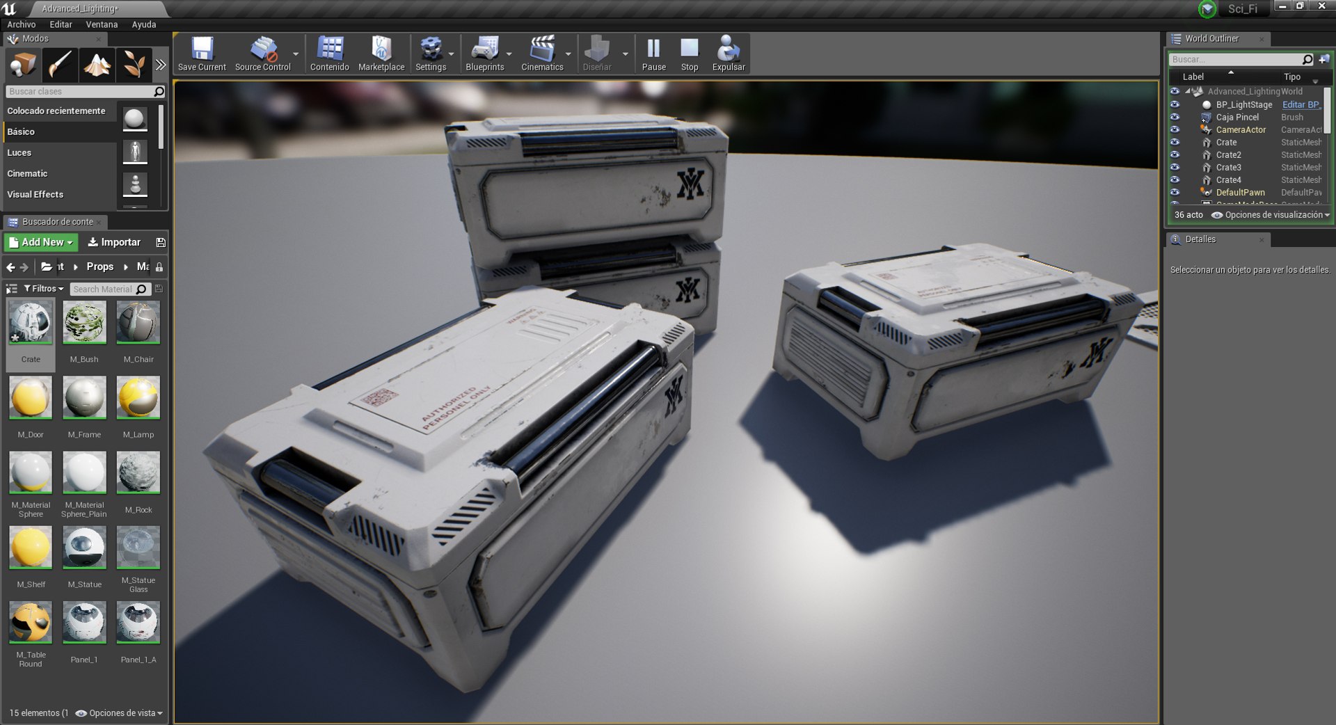 Futuristic Crate Sci-fi 3D Model - TurboSquid 1197819