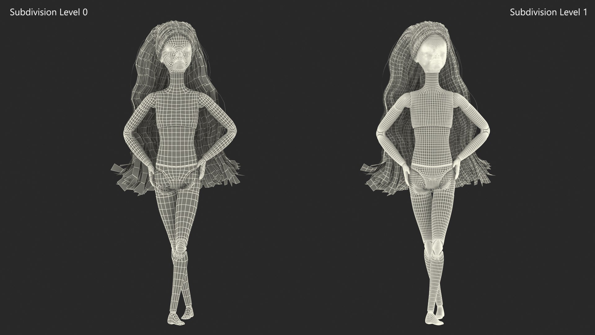 3D Barbie Doll Without Clothes - TurboSquid 1981803