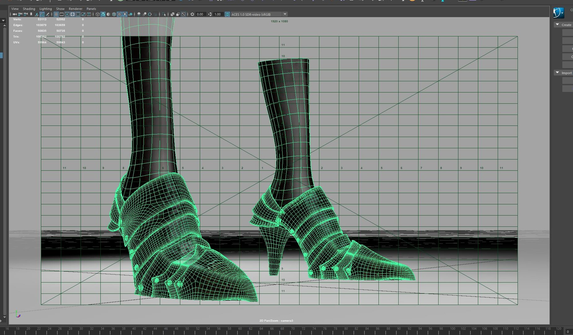 3D Female Knigt Foot Armor MidPoly Model - TurboSquid 2034163