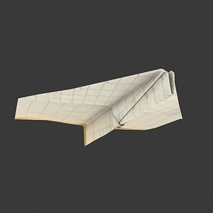 Paper Airplane 3D Models for Download | TurboSquid