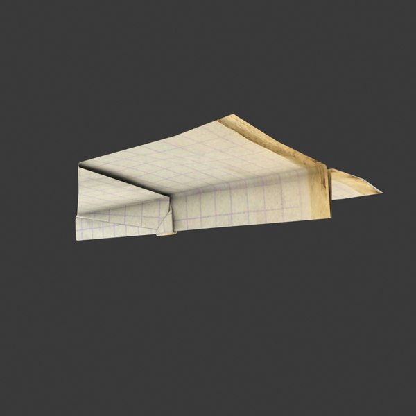 3ds max paper plane