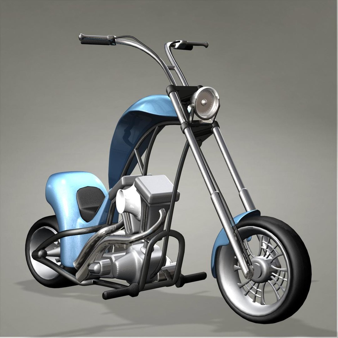 Minichopper Motorcycle 3ds