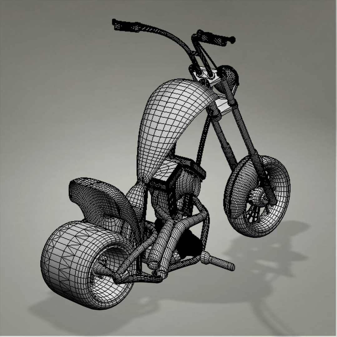 minichopper motorcycle 3ds