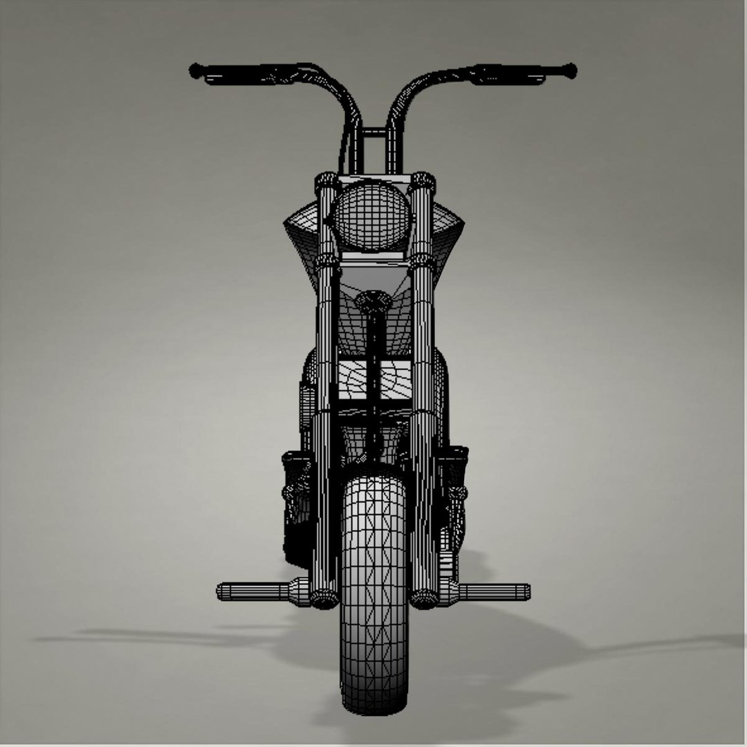 Minichopper Motorcycle 3ds