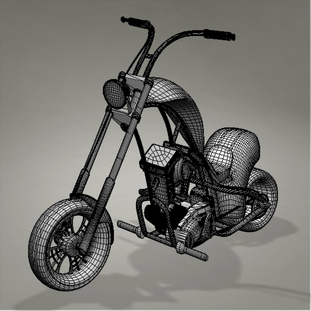 Minichopper Motorcycle 3ds