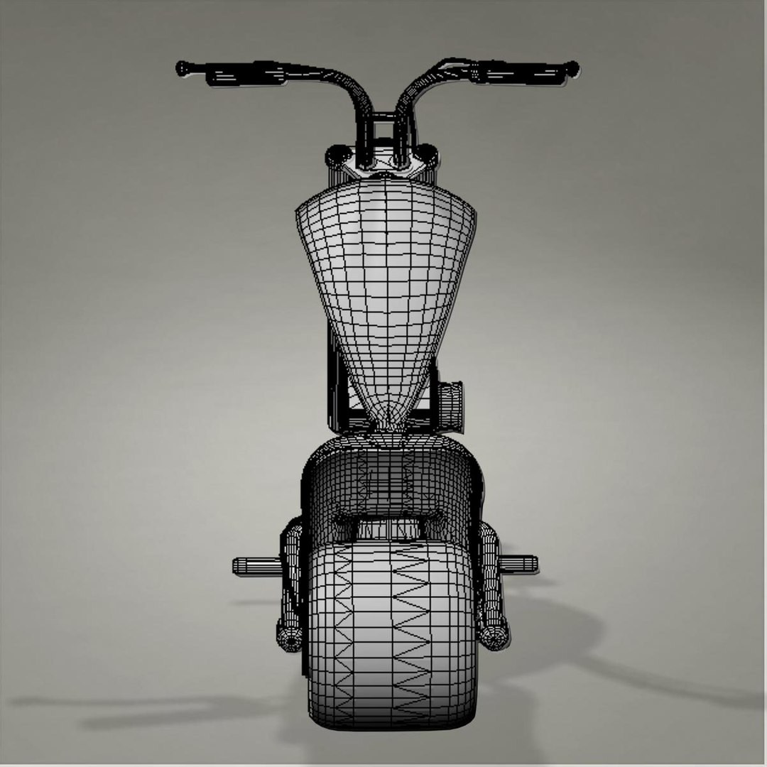 Minichopper Motorcycle 3ds