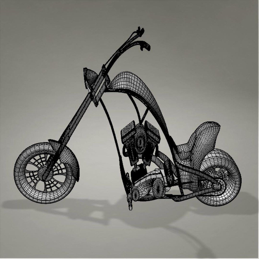 Minichopper Motorcycle 3ds