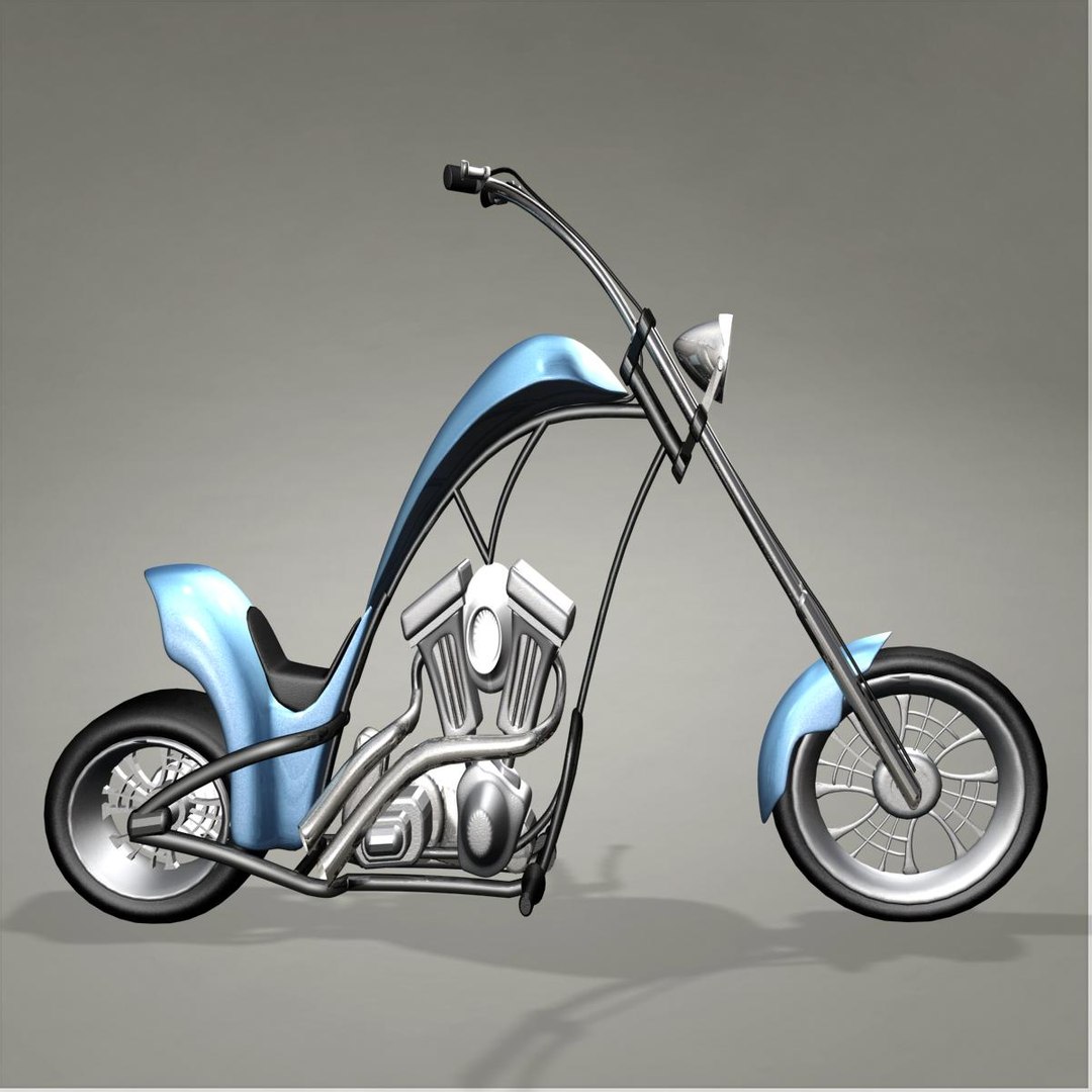 Minichopper Motorcycle 3ds