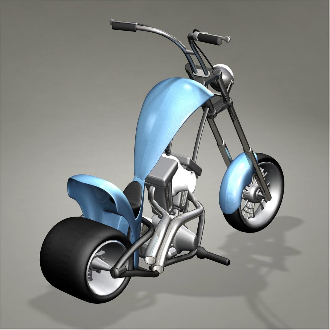 Minichopper Motorcycle 3ds