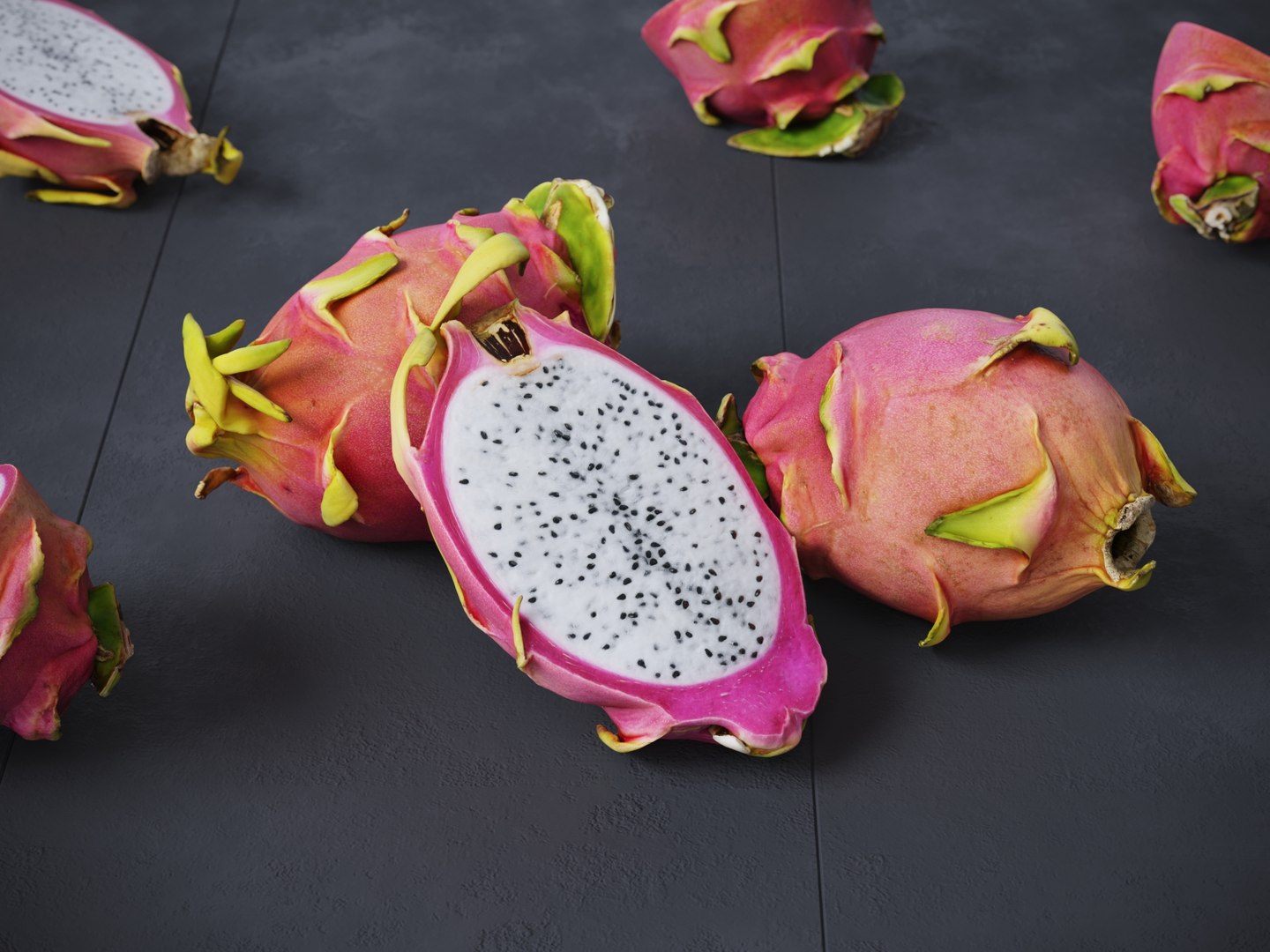 3D Dragon Fruit - TurboSquid 2094065