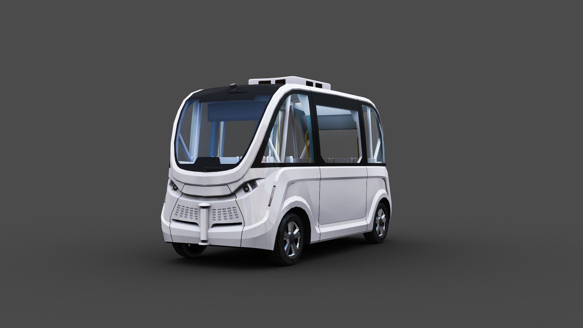 3D E-Shuttle With Interior Pack 1 - TurboSquid 2217066