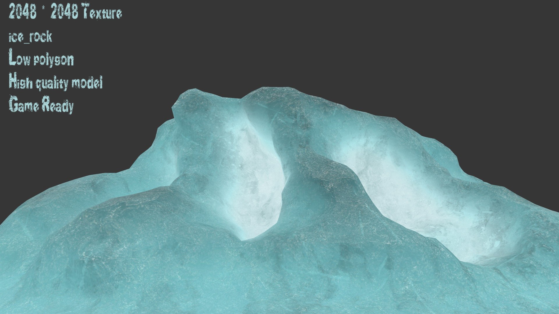 3D Ice Snow Model - TurboSquid 1161355