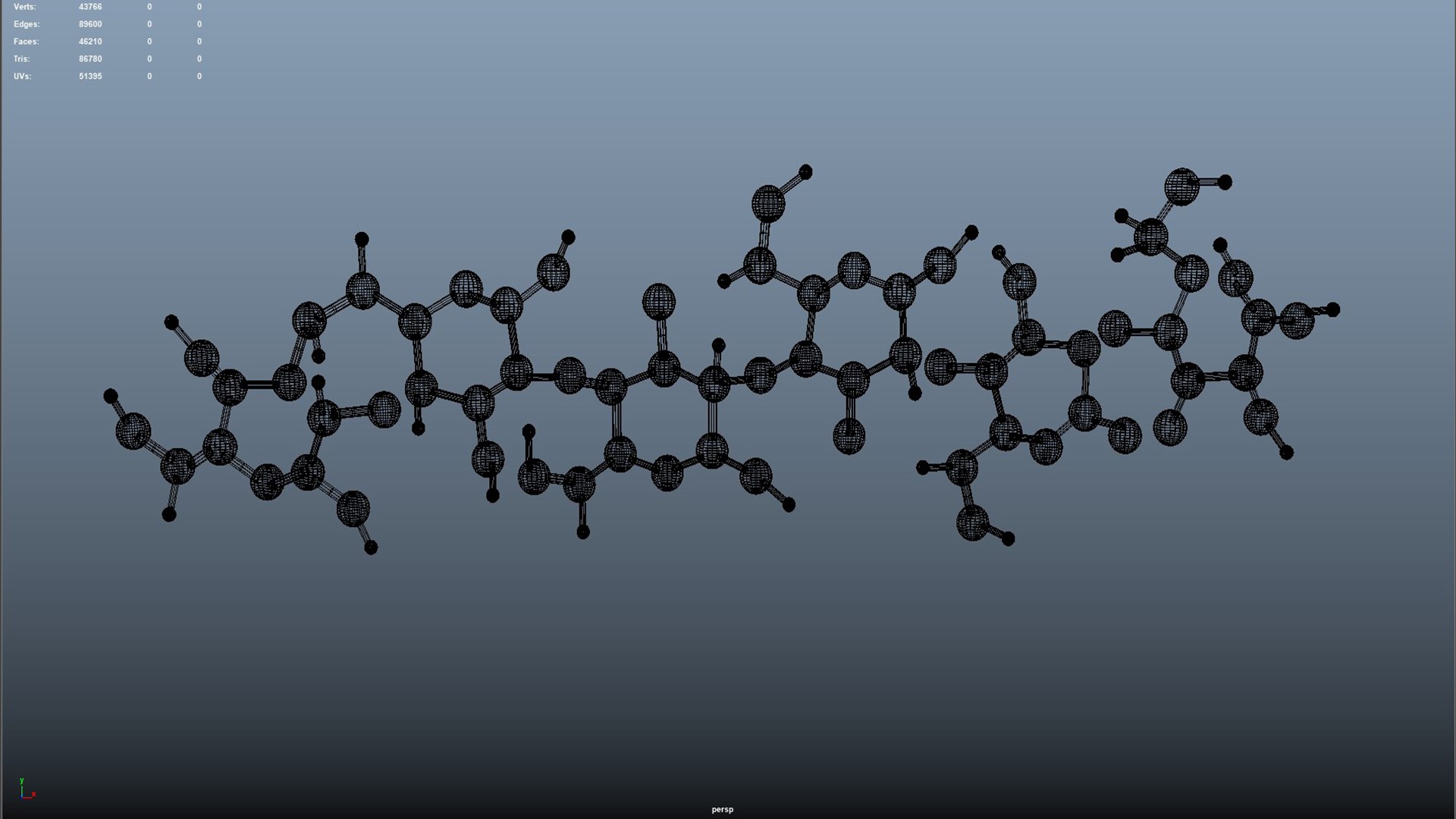 3D Cellulose Structure Model - TurboSquid 2195182
