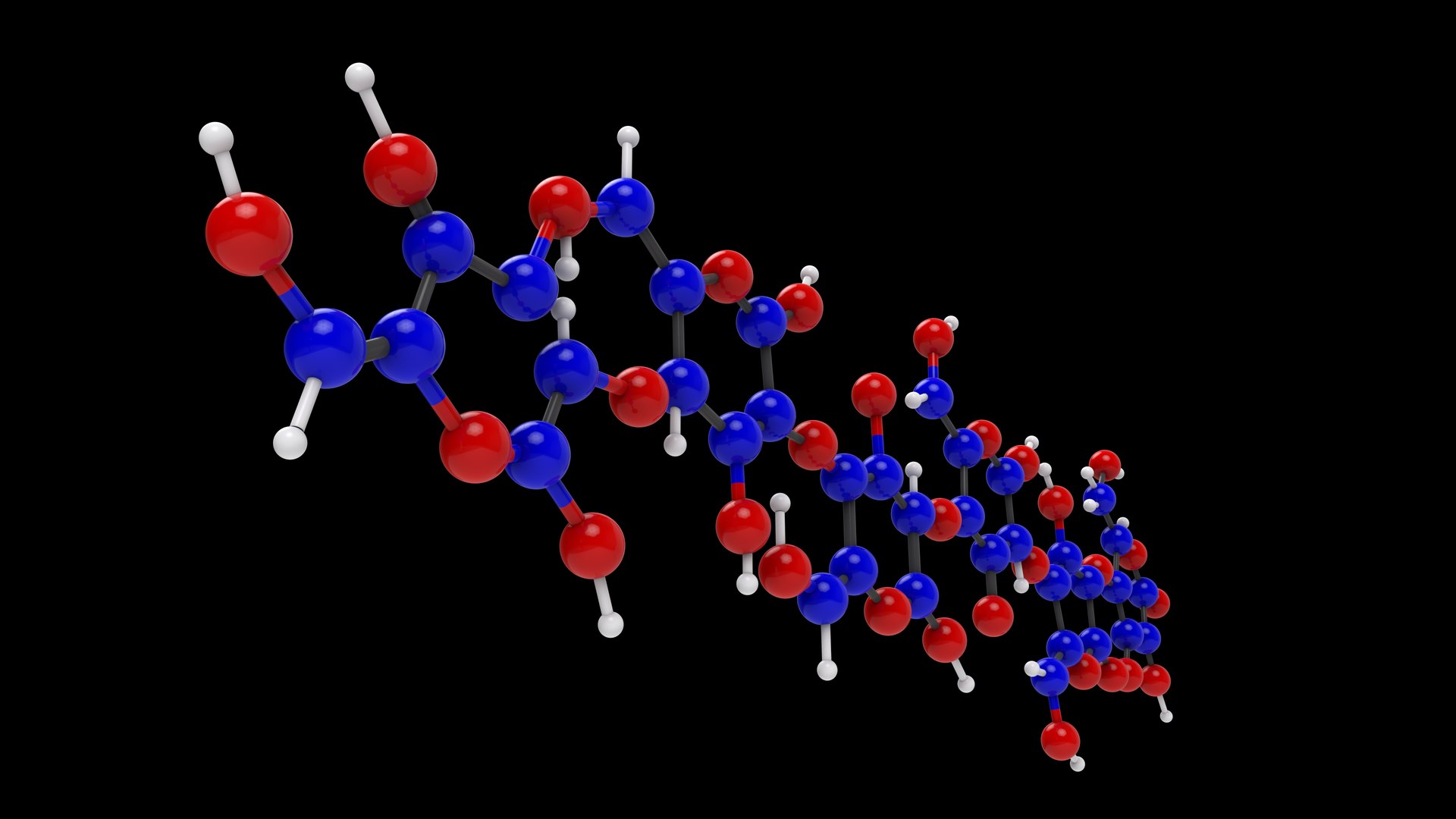 3D Cellulose Structure Model - TurboSquid 2195182