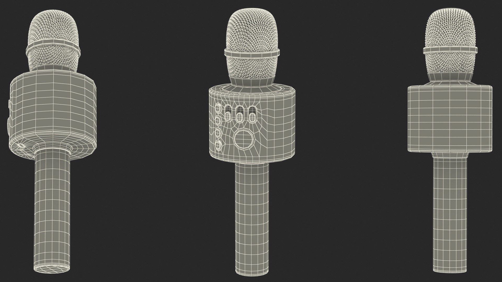 3D Wireless Bluetooth Mic For Karaoke Model - TurboSquid 1988149