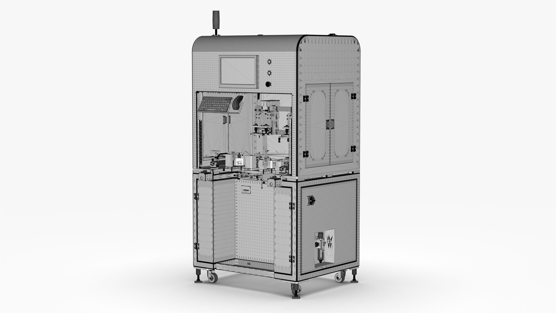 Automatic Insertion Force Testing For Pluggers Machine 3D Model ...