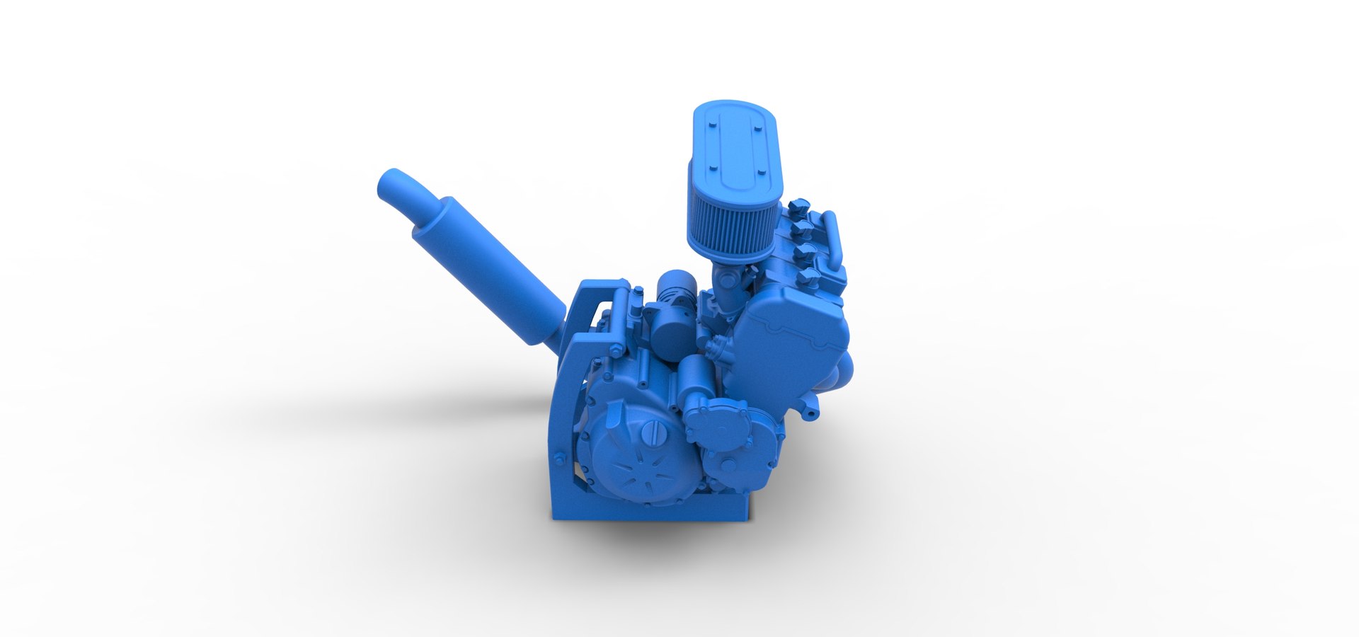 3D Diecast Engine Of 600 Micro Sprint Car Scale 1 To 25 - TurboSquid ...