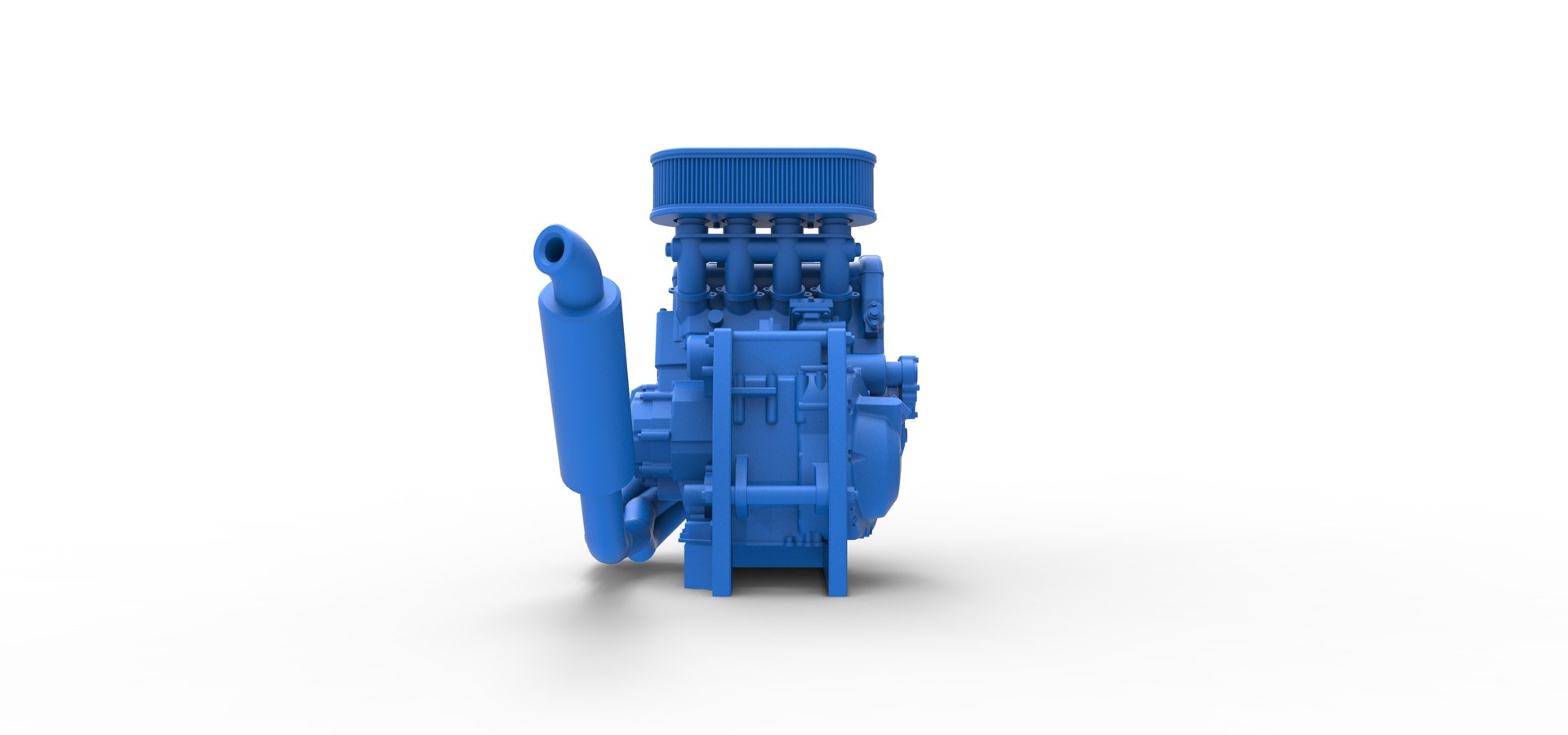 3D Diecast Engine Of 600 Micro Sprint Car Scale 1 To 25 - TurboSquid ...