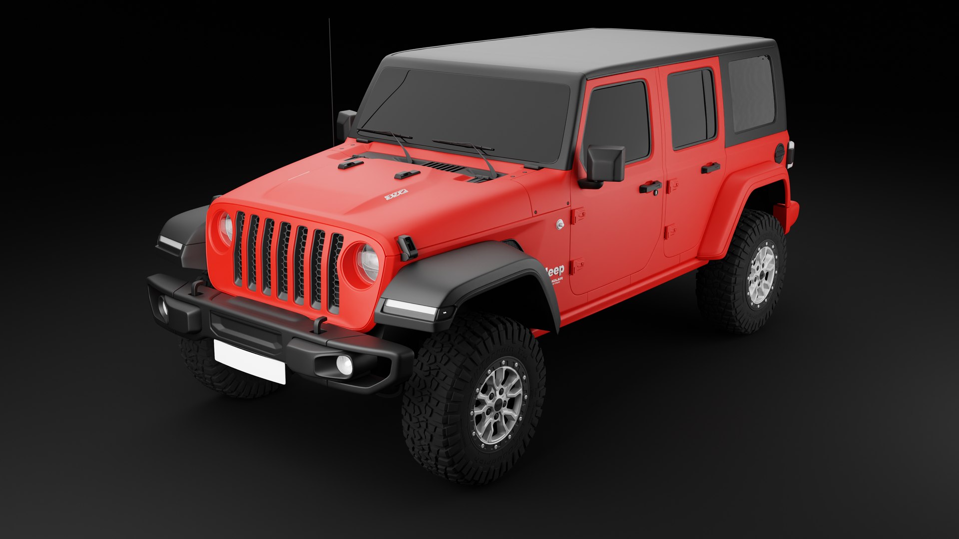 3D Model 3D Car Jeep Wrangler 2023 With Textures - TurboSquid 2132206