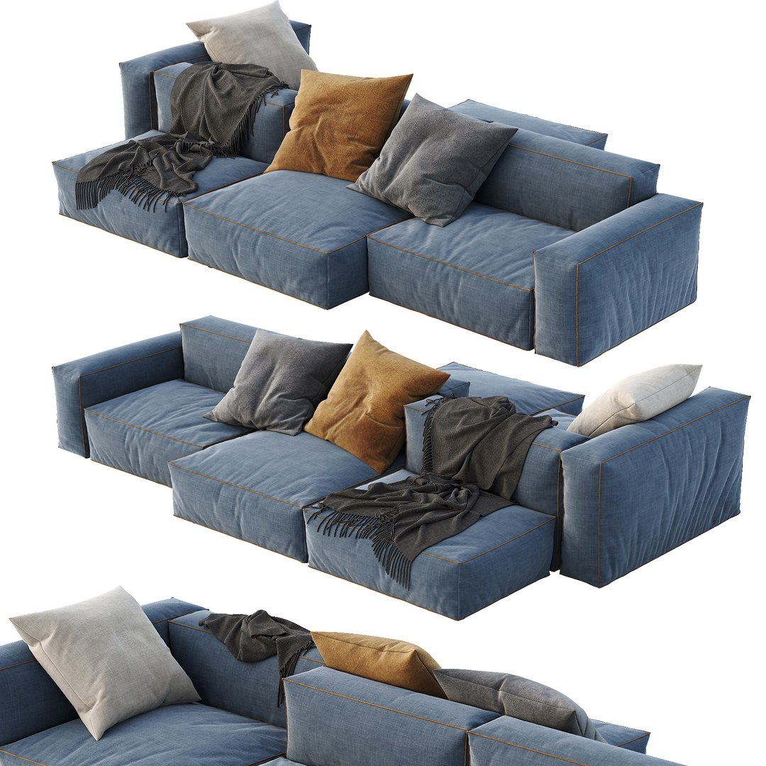 3D Flexteam Sofa Reef Model - TurboSquid 1568450