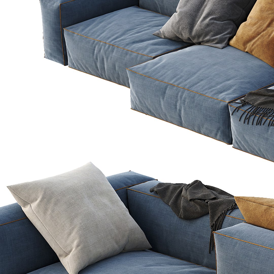 3D Flexteam Sofa Reef Model - TurboSquid 1568450