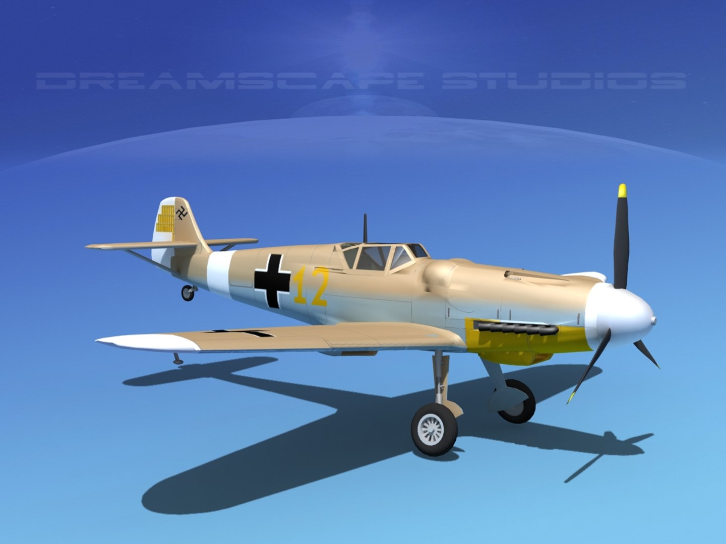 Messerschmitt Bf-109 3d Model