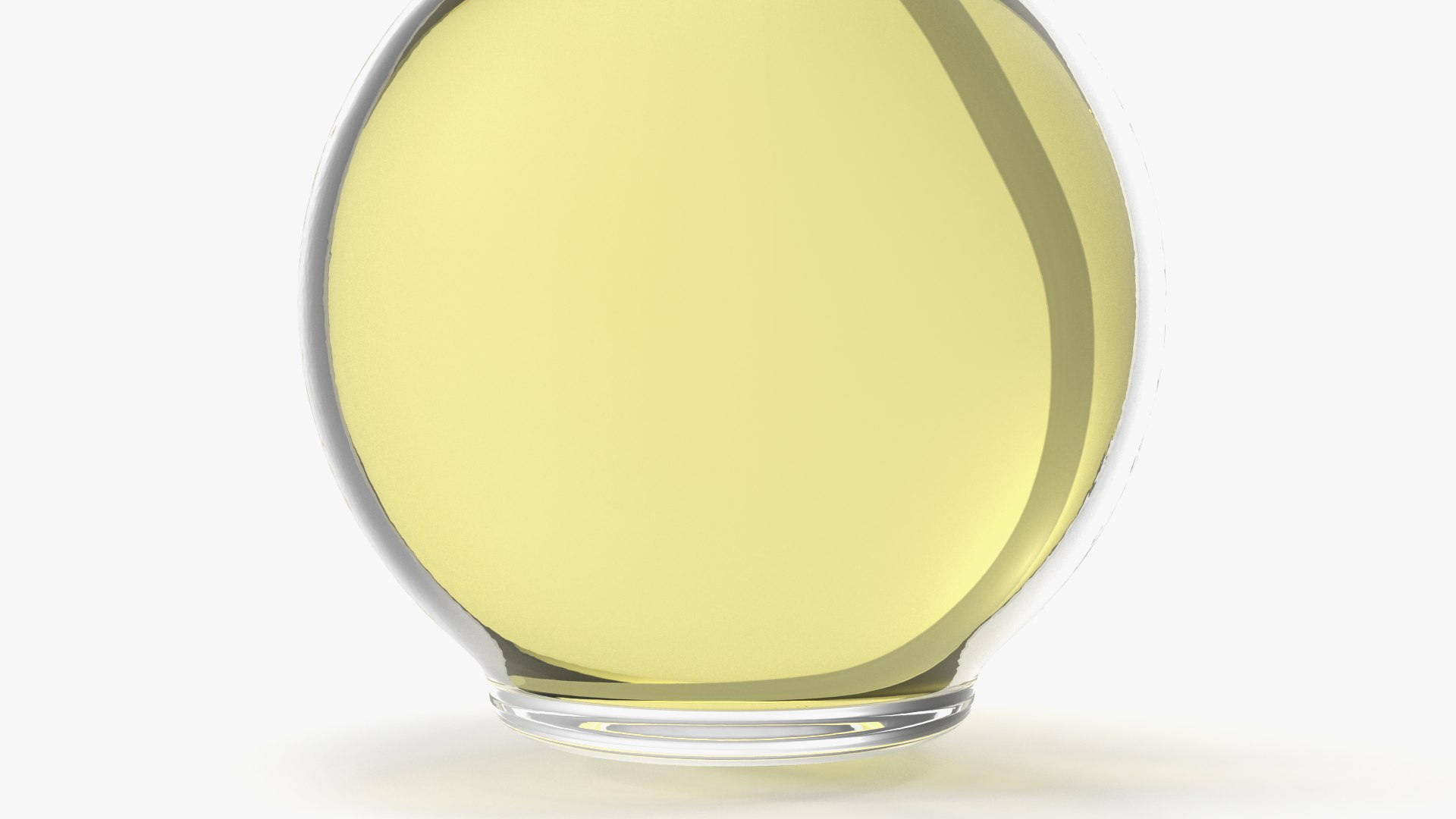 Spherical Perfume Bottle With Silver Cap 3D Model - TurboSquid 2099533