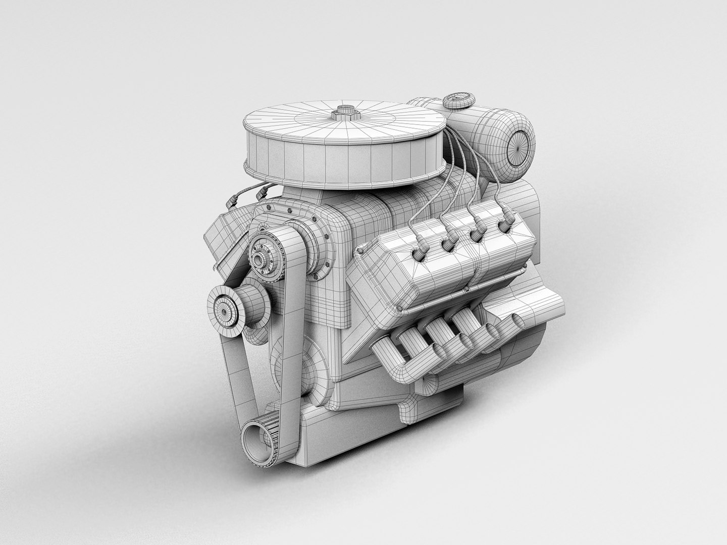 Car Engine 3D Model - TurboSquid 2061344