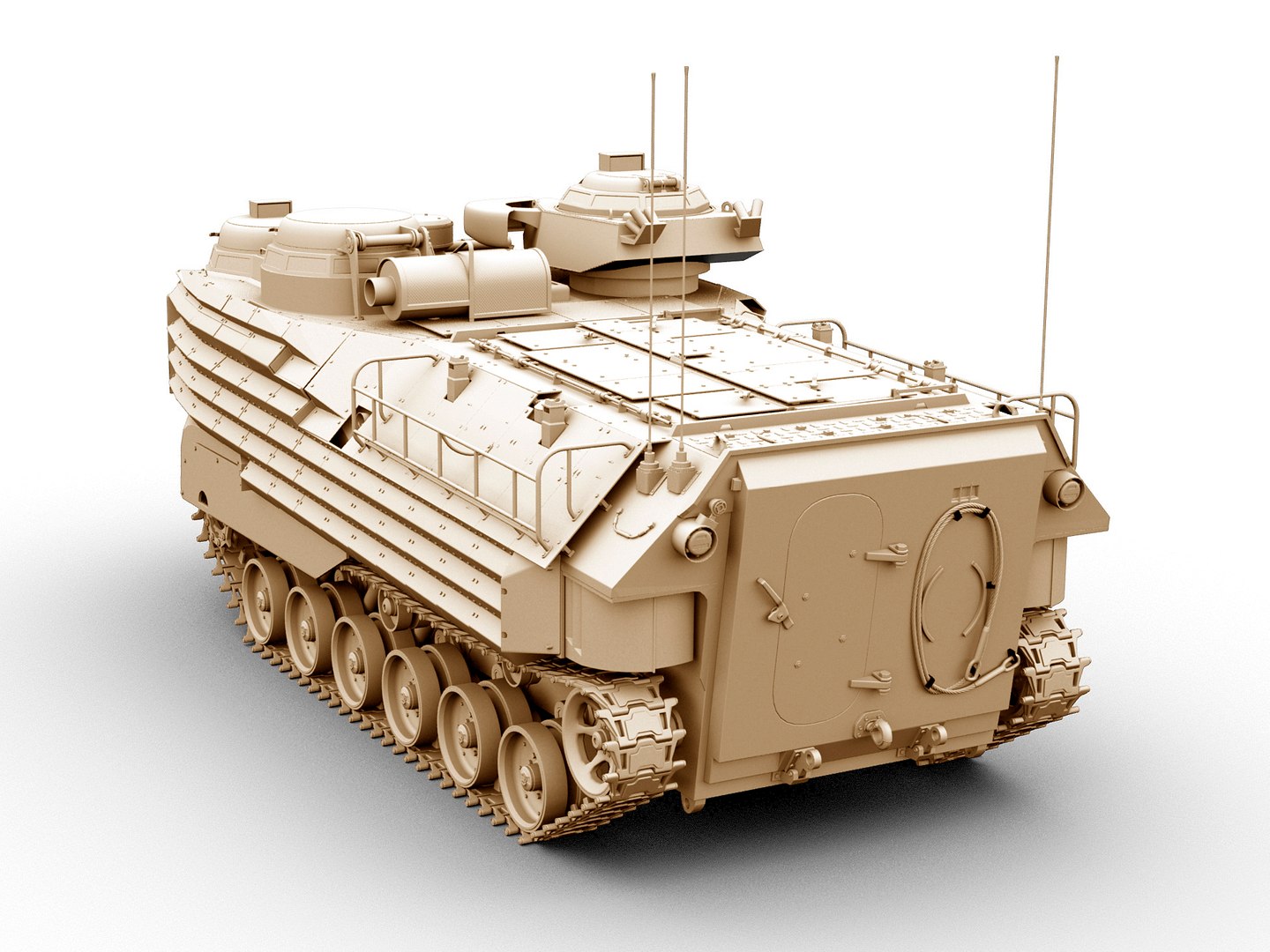 3D AAV7-A1 Armoured - TurboSquid 1733556