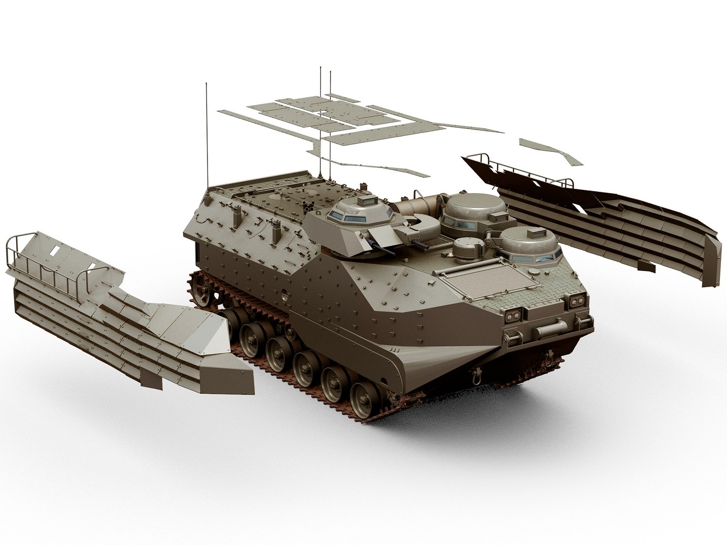 3D AAV7-A1 Armoured - TurboSquid 1733556