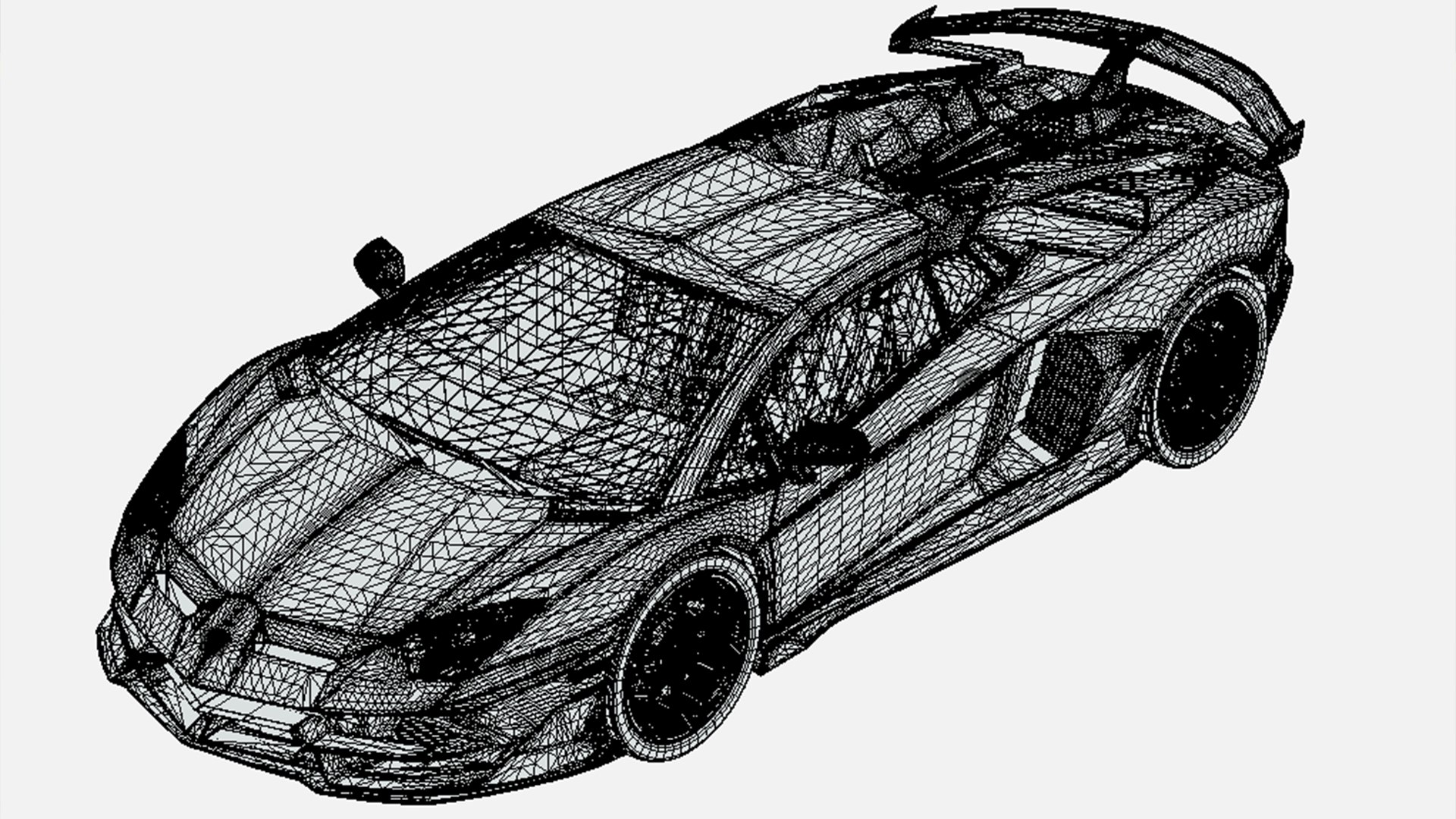 Lambo Aventador SVJ 2025 NEW MODEL 3D - TurboSquid 2342423