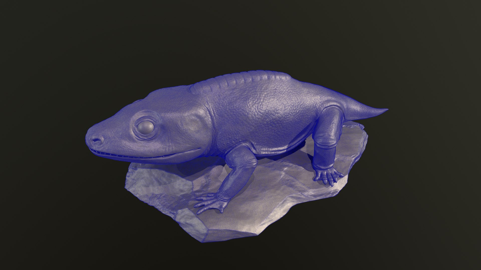 Cacops Aspidephorus 3D Model - TurboSquid 1626935