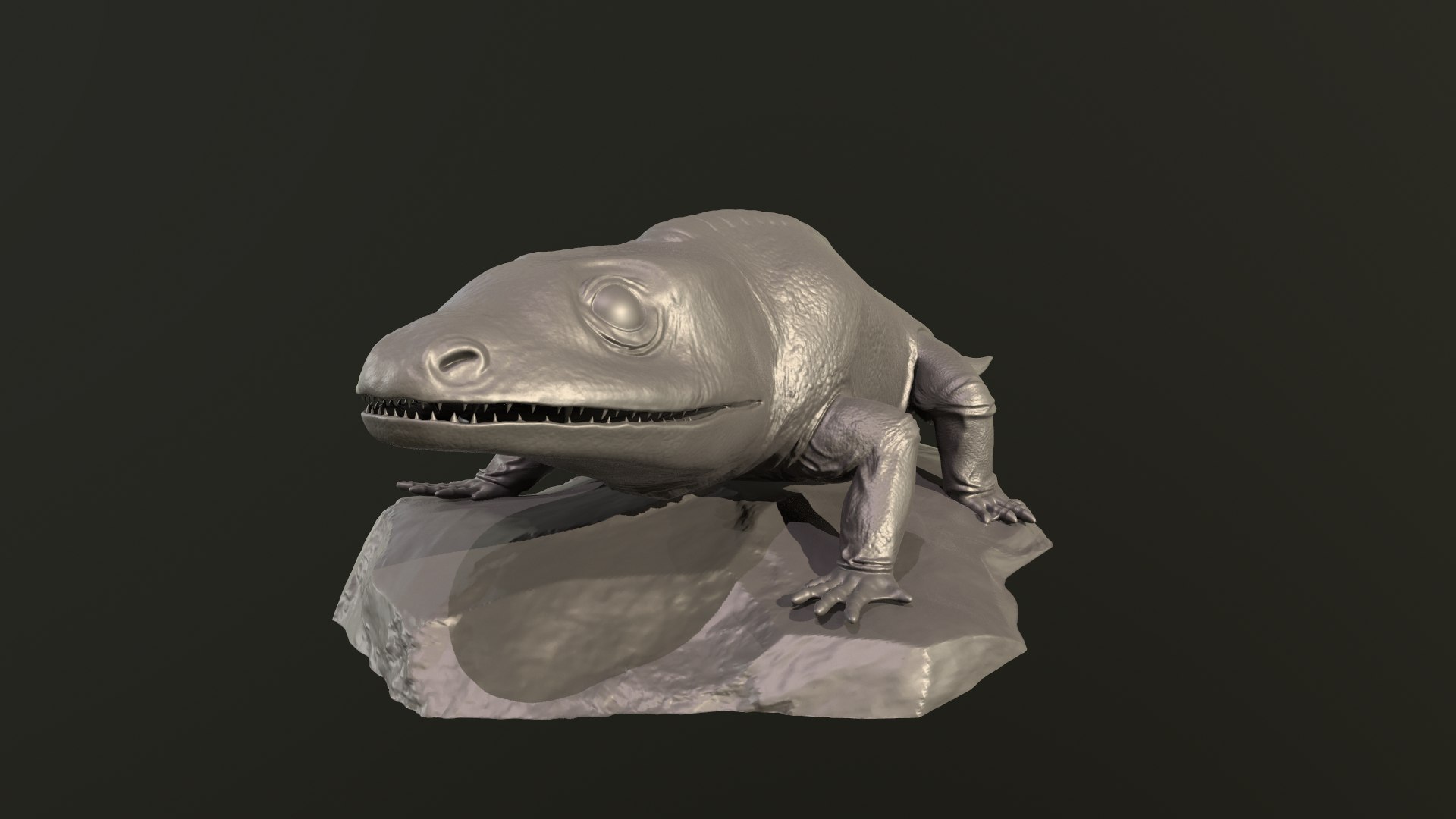 Cacops Aspidephorus 3D Model - TurboSquid 1626935