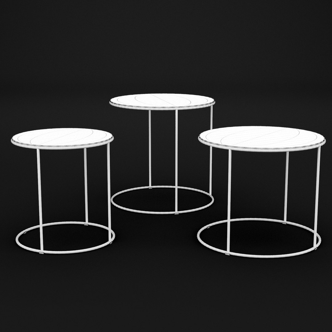 3D Cofe Table Design - TurboSquid 1530831
