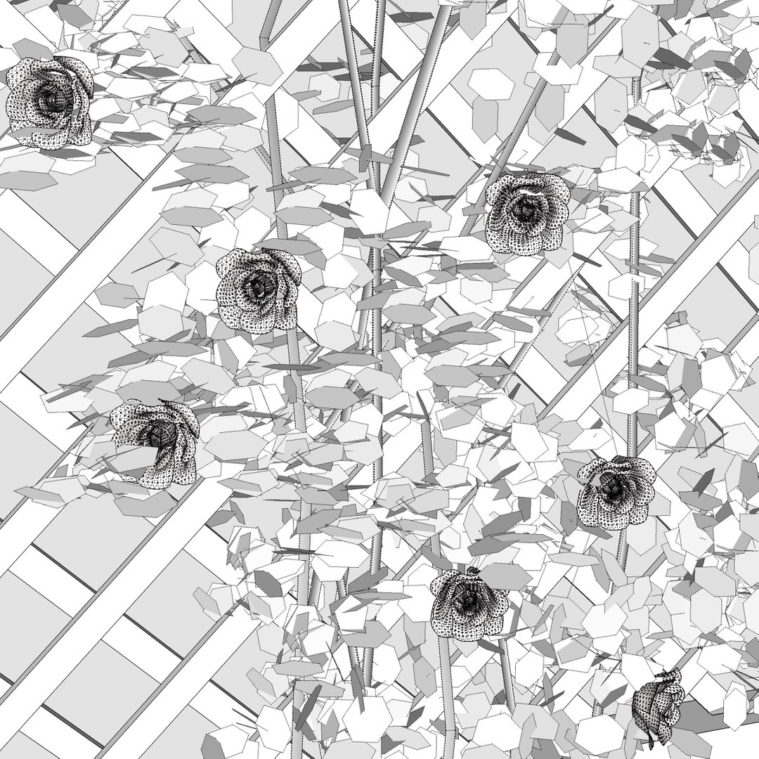 3d Model Nantucket Trellis