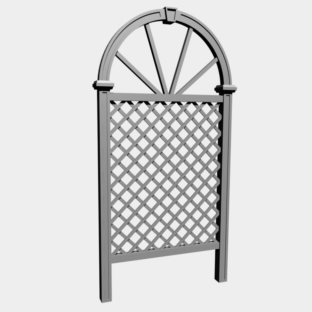 3d Model Nantucket Trellis