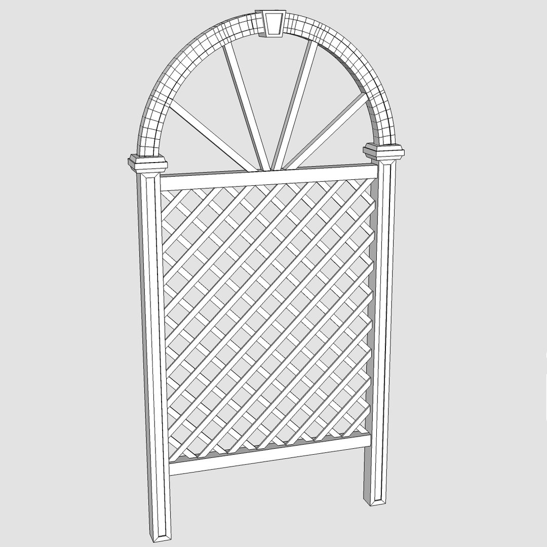 3d Model Nantucket Trellis