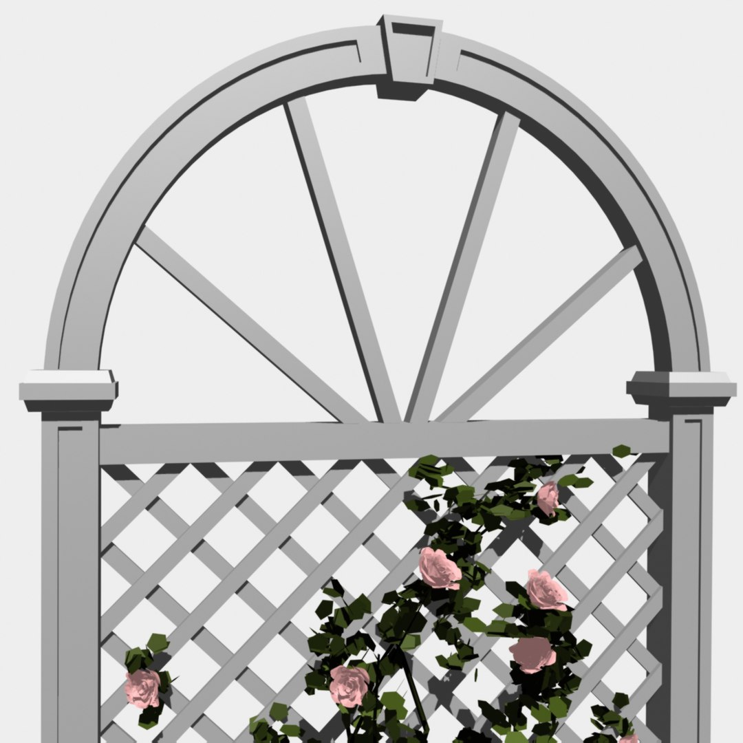 3d Model Nantucket Trellis