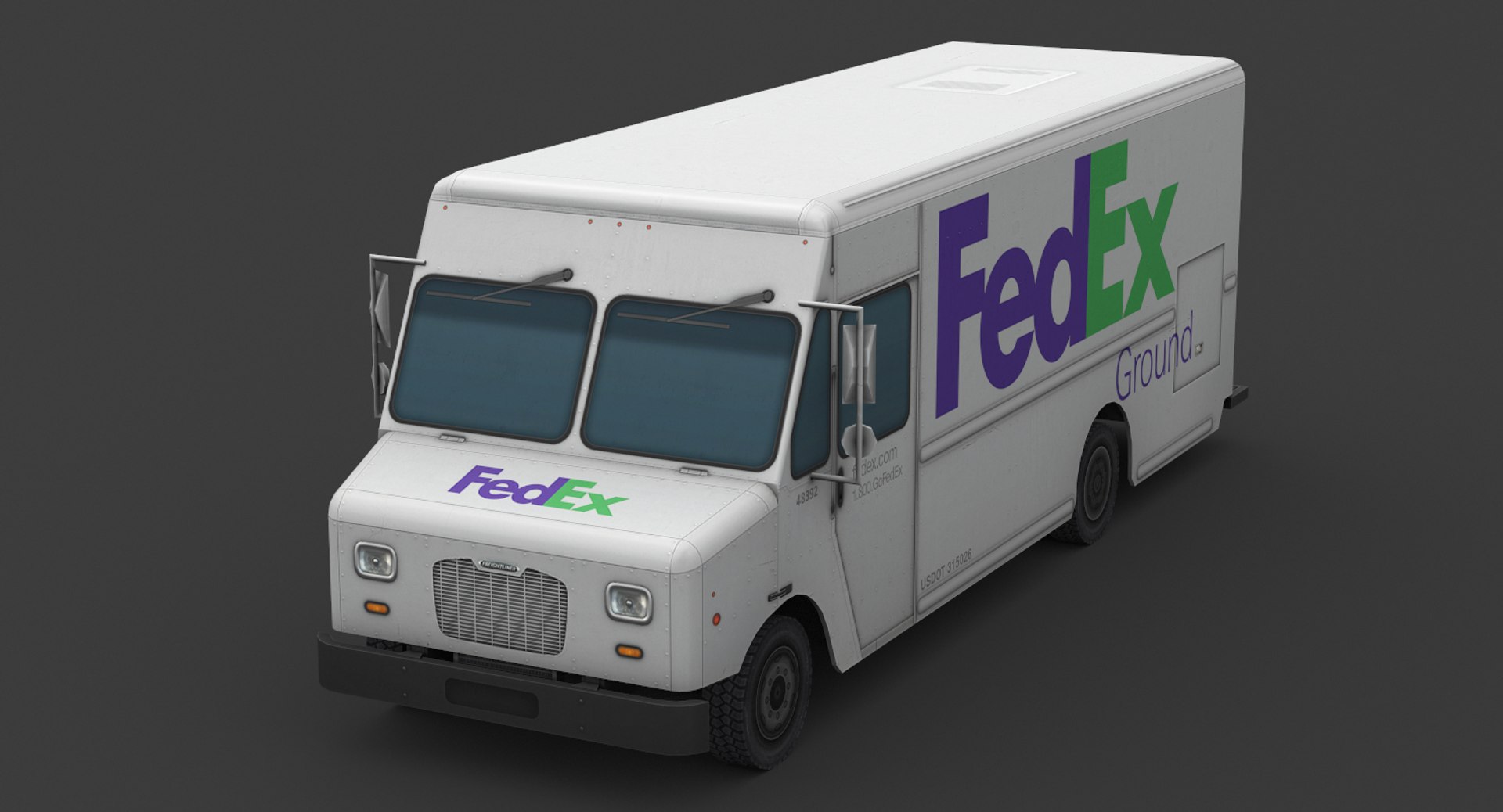 Fedex Delivery Truck 3D Model | 1146788 | TurboSquid