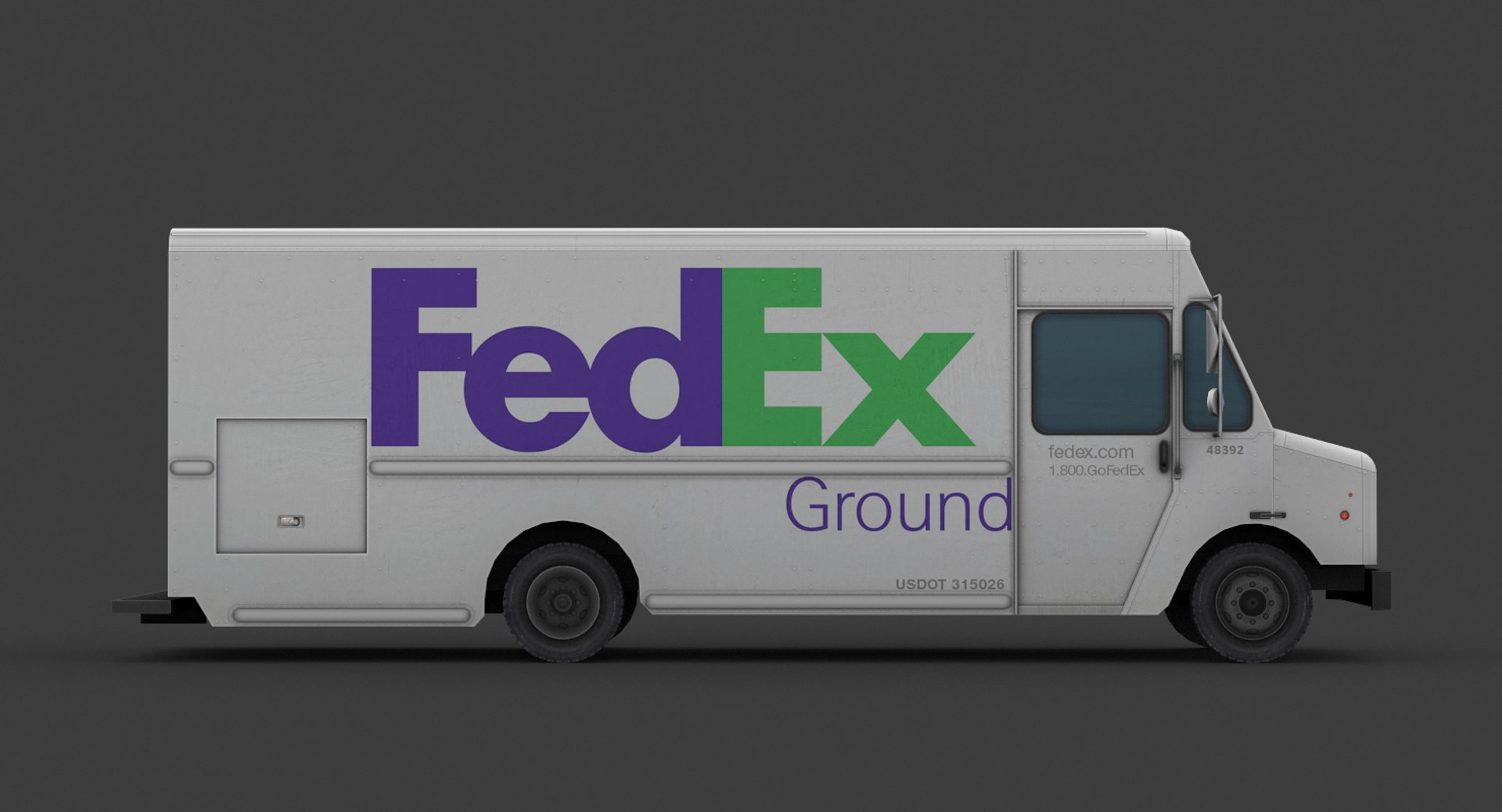 Fedex Delivery Truck 3D Model | 1146788 | TurboSquid