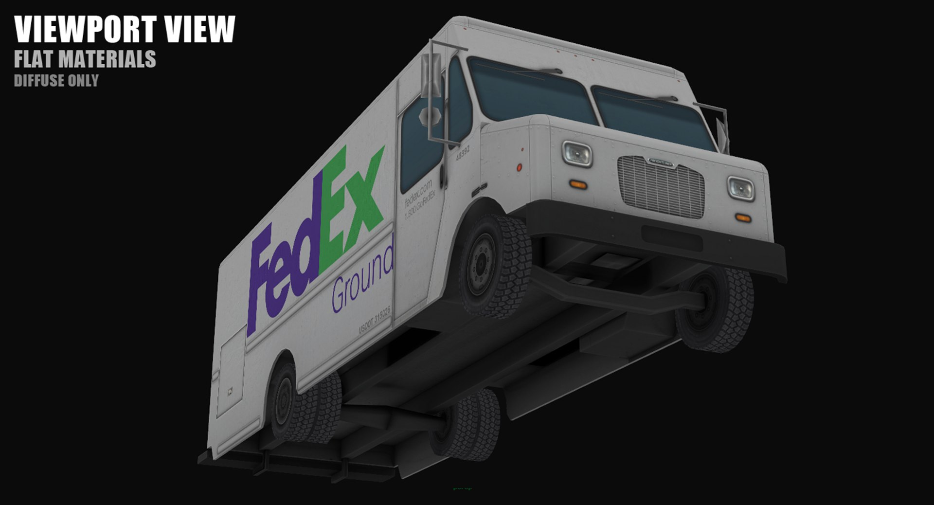 Fedex Delivery Truck 3D Model | 1146788 | TurboSquid