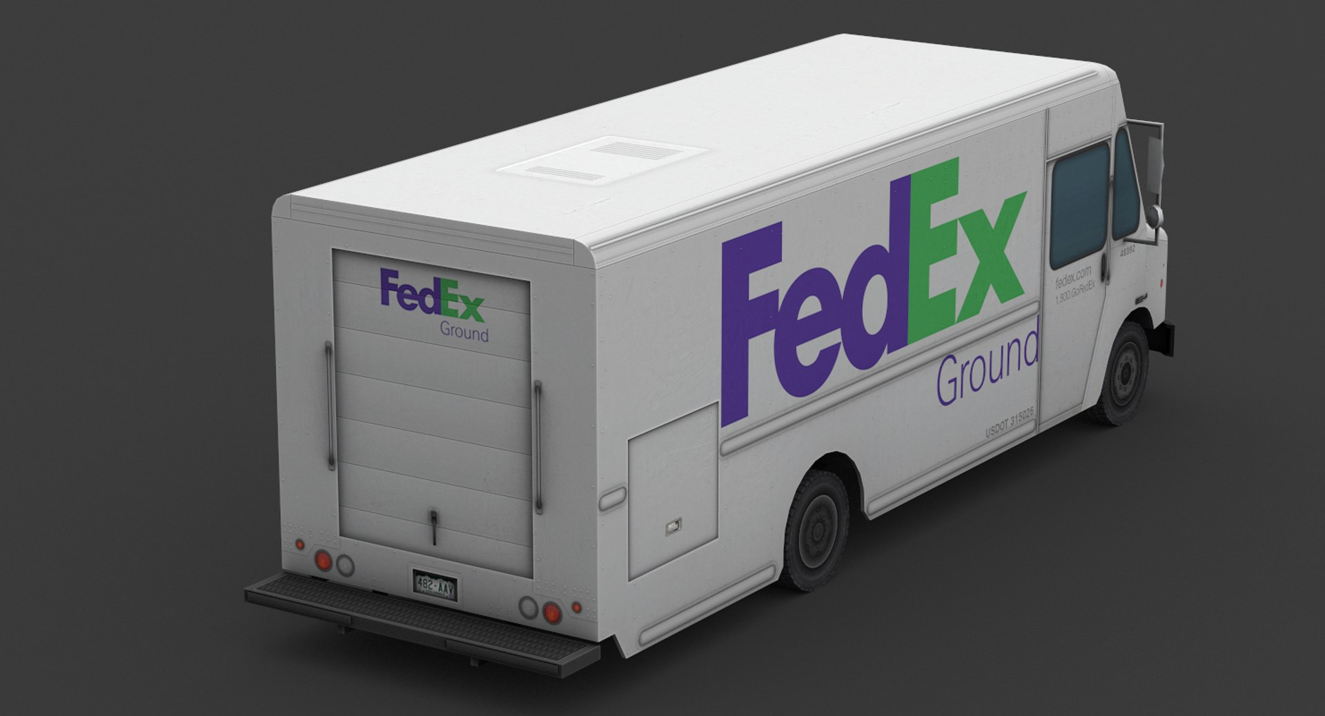 Fedex Delivery Truck 3D Model | 1146788 | TurboSquid