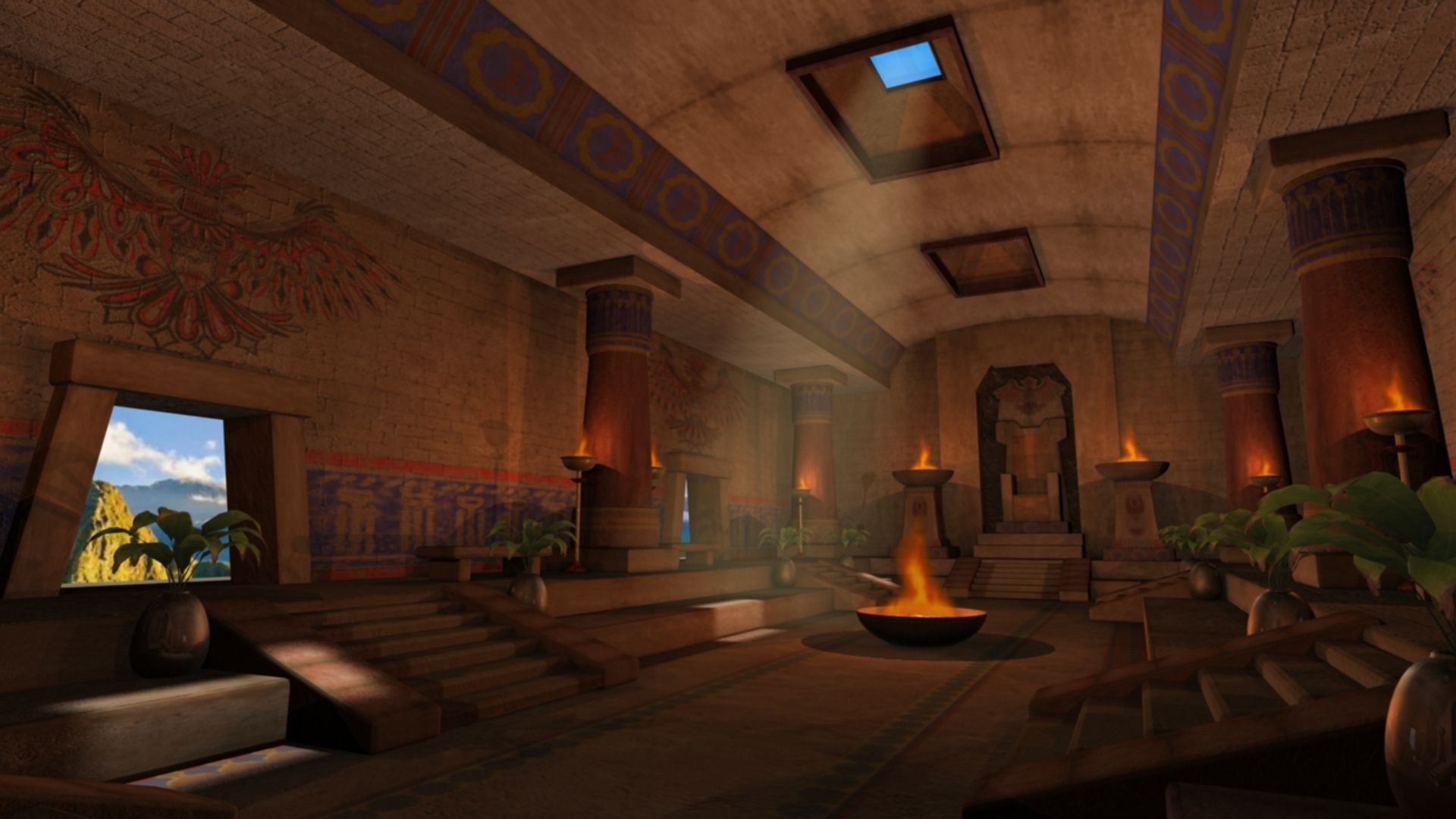 3D temple environment model - TurboSquid 1558211