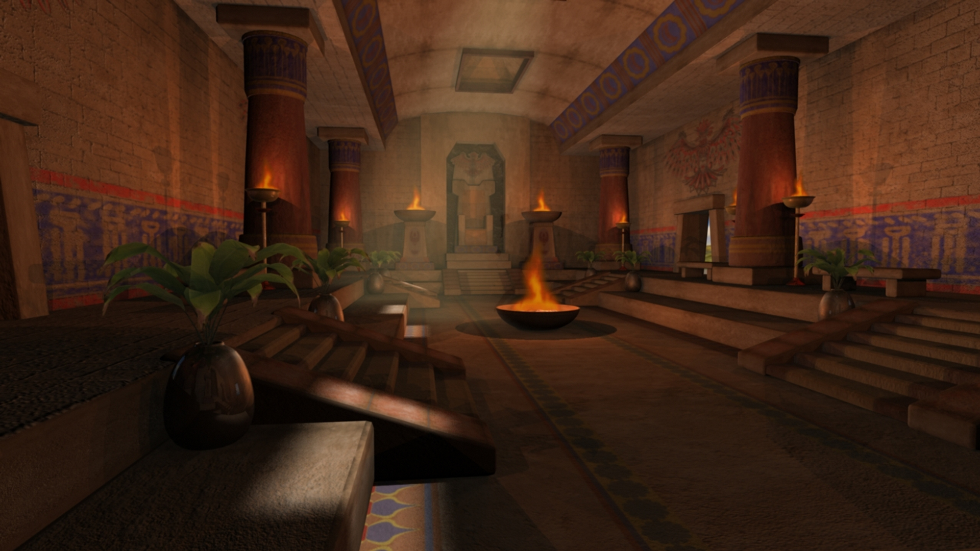 3D temple environment model - TurboSquid 1558211