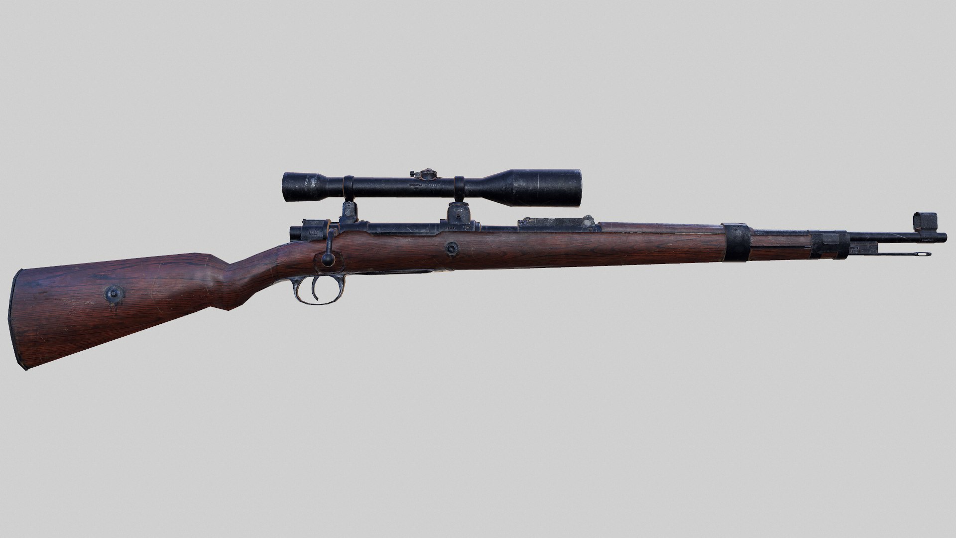 3D mauser 98k rifle model - TurboSquid 1419007